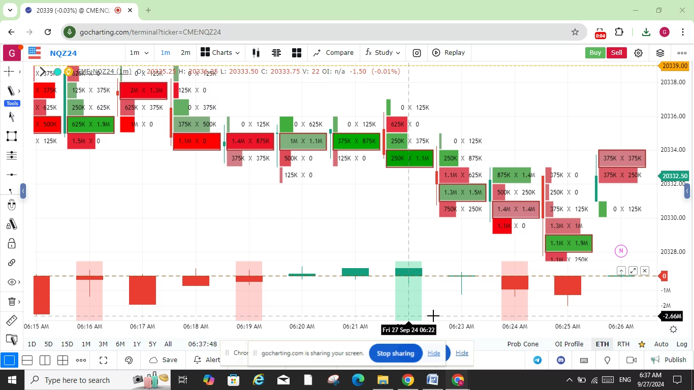 GoCharting - World's first Multi-Asset Orderflow Charting and Trading Platform on the Web